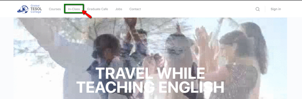 How to Enroll in an In-Class (for Student / Guest Users) - Global TESOL ...